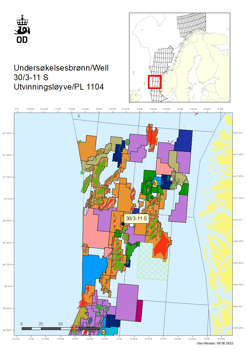 Dry well near the Oseberg Øst field in the North Sea – 30/3-11 S - The ...