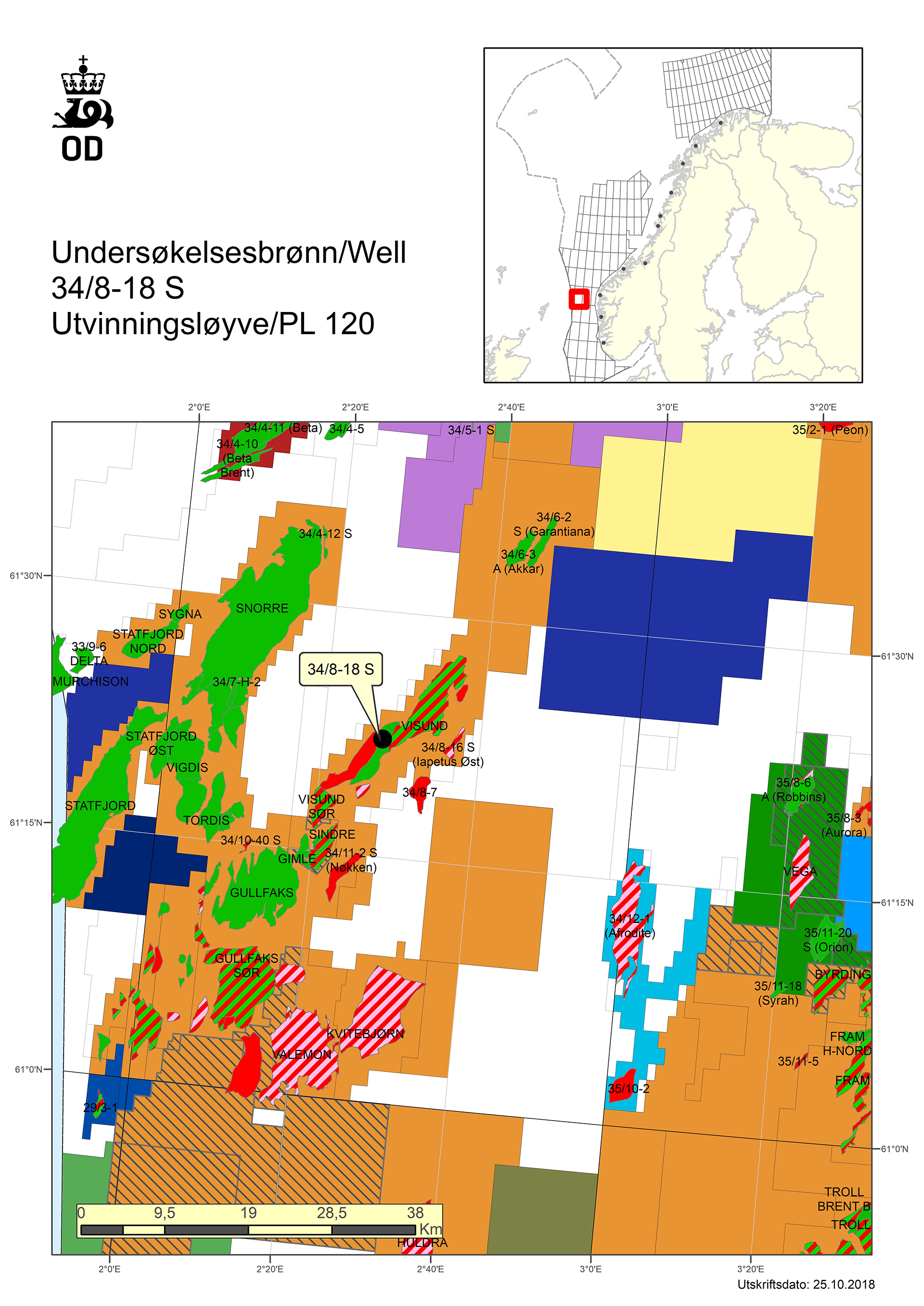 Minor oil discovery near the Visund field in the North Sea - 34/8-18 S ...